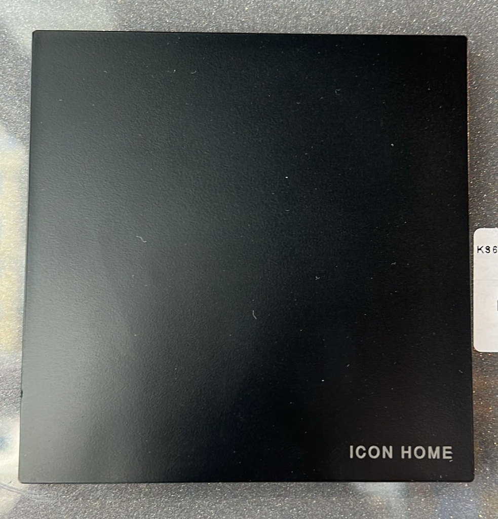 KS60-001 BLACK 1GANG | ICON HOME آیکون هوم